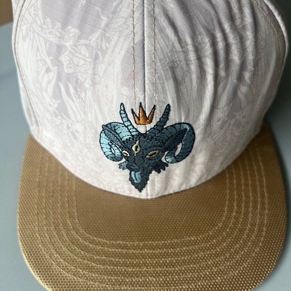 grassroots | Accessories | Hulaween 22 Embroidered Goat Design Hat ...